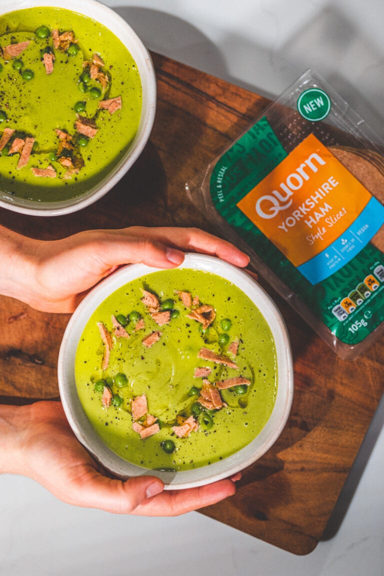 Vegan Pea & Ham Soup I Georgie Eats