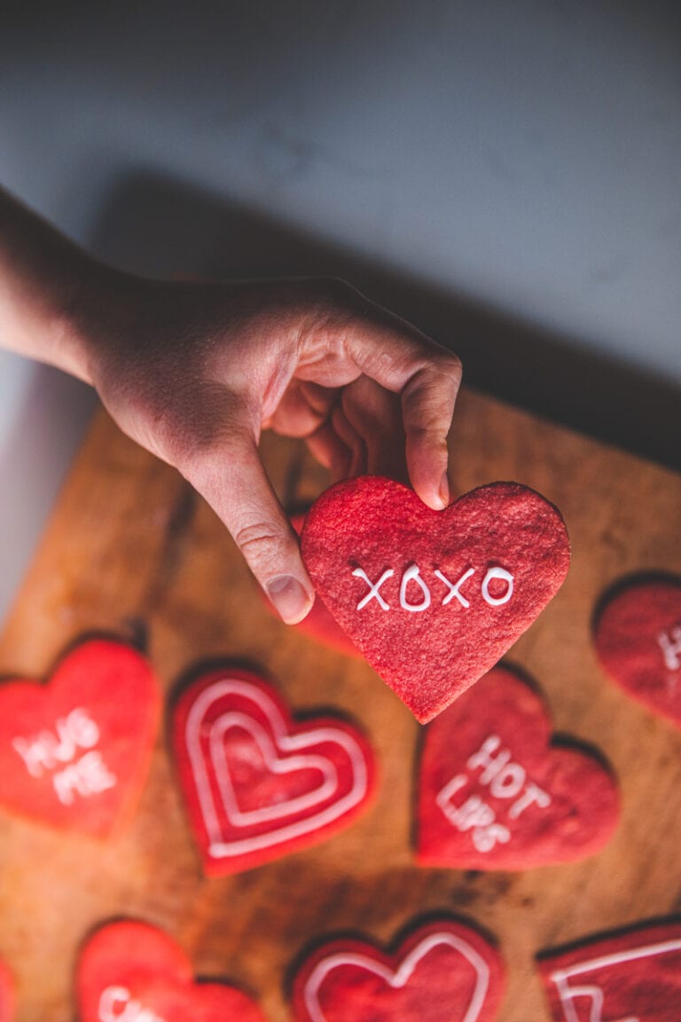 Love Heart Biscuits I Georgie Eats